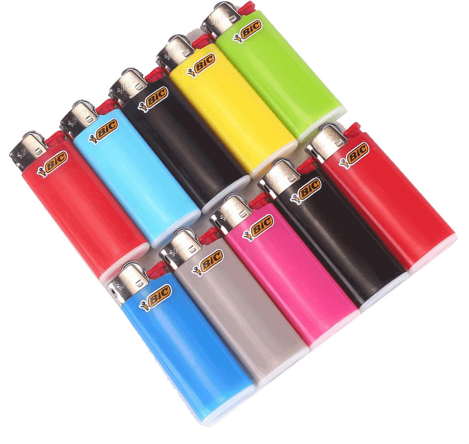BIC Child-Resistant Mini Lighters Lot of 10 Assorted Colors - Walmart.com