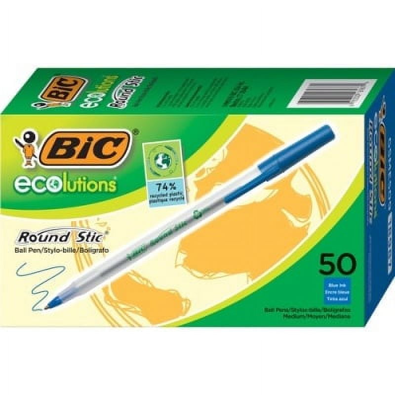 Bic Revolution Round Stic Ballpoint Pen (Gsme509Be) - Walmart.com