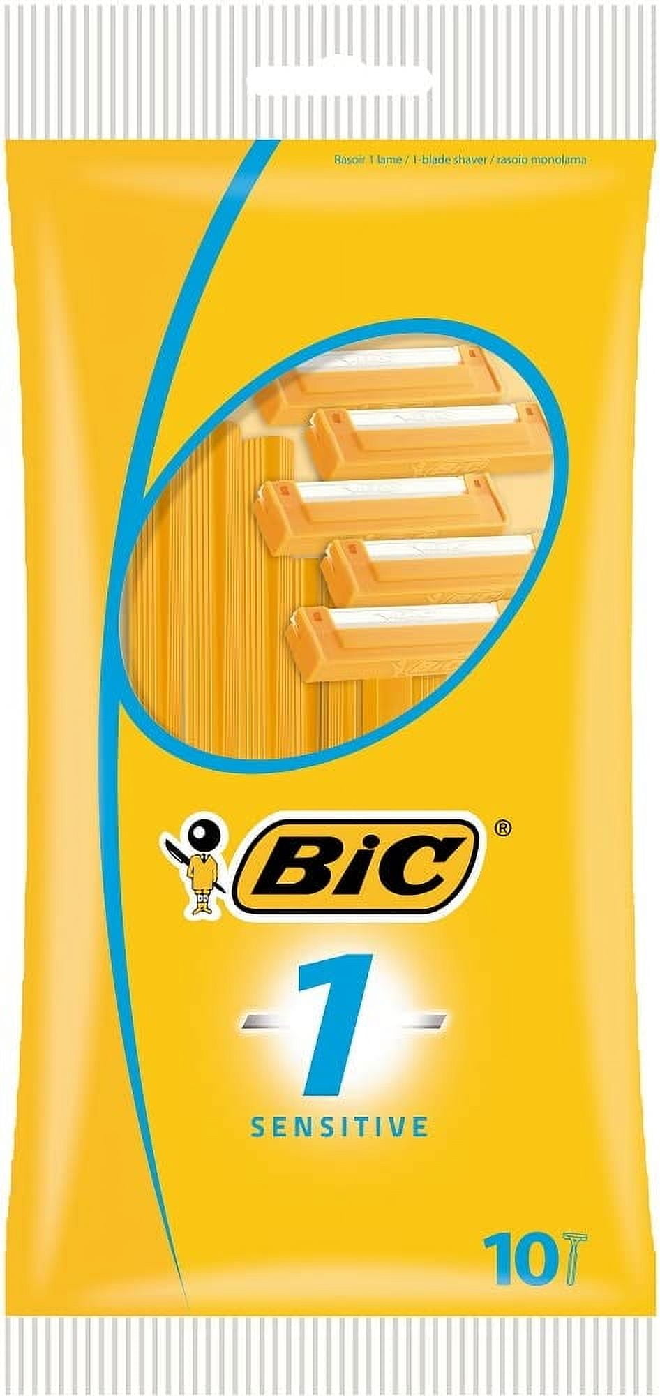 Bic Sensitive Disposable Razors For Men 10-Pack - Walmart.com
