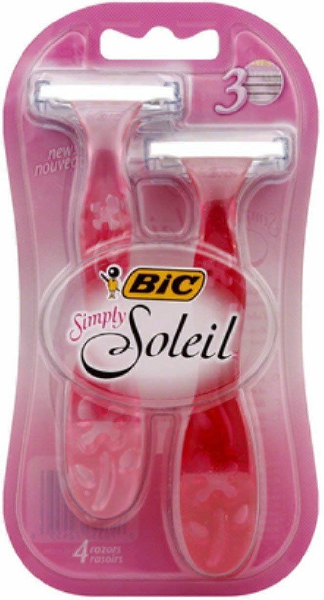 Bic Simply Soleil Razors 4 Each (Pack of 2) - Walmart.com
