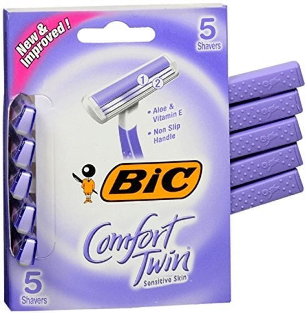 Bic Softwin Disposable Shaver For Womens - 5 Ea.. - Walmart.com