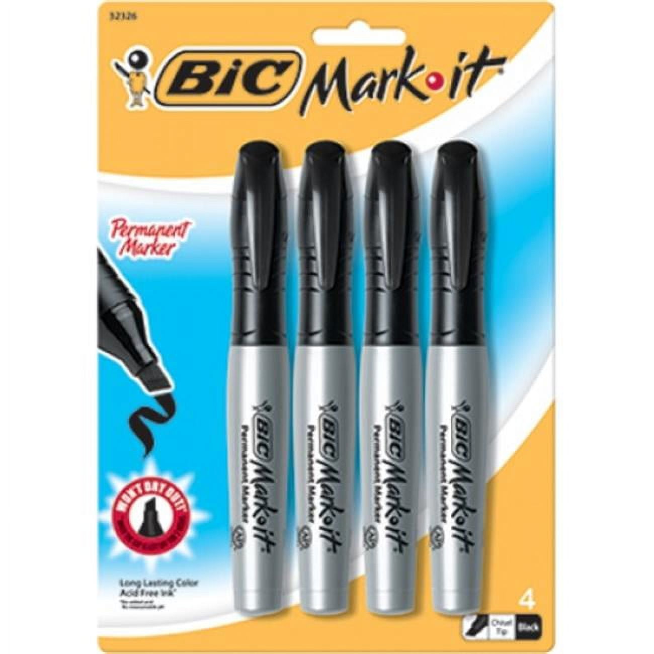 Bic Usa Inc Bic Mark It Permanent Markers 36Pk - Walmart.com