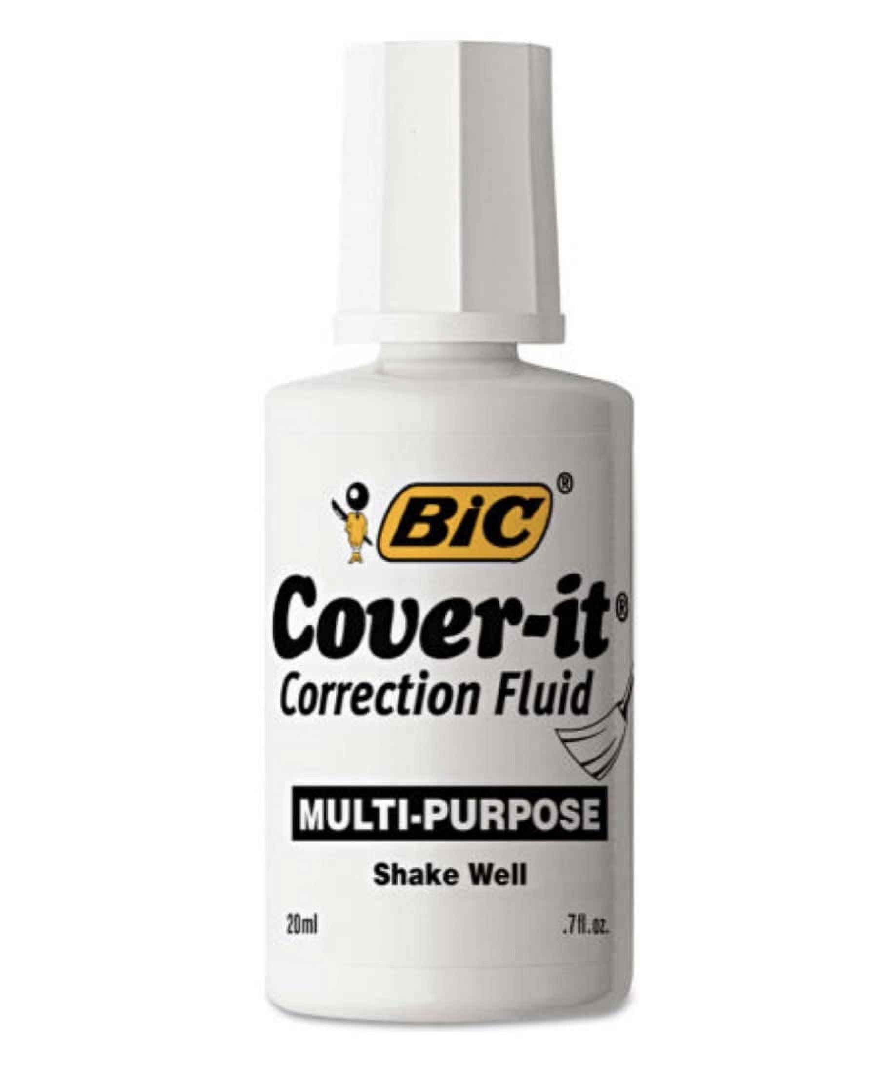 Bic Wite-out Cover-it Correction Fluid (7oz/20ml) - Walmart.com