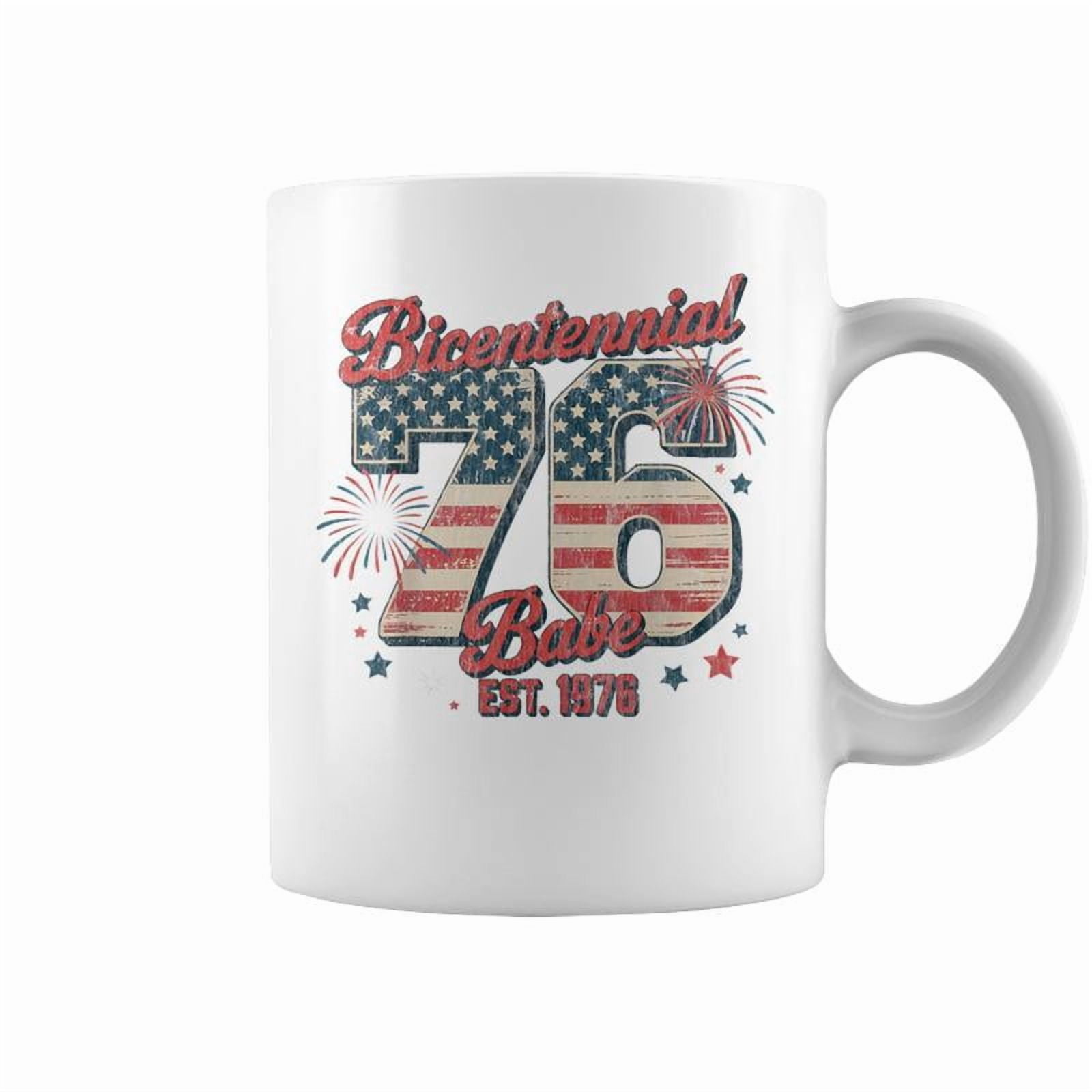 Bicentennial Babe 1976 50Th Birthday Flag Coffee Mug - Walmart.com