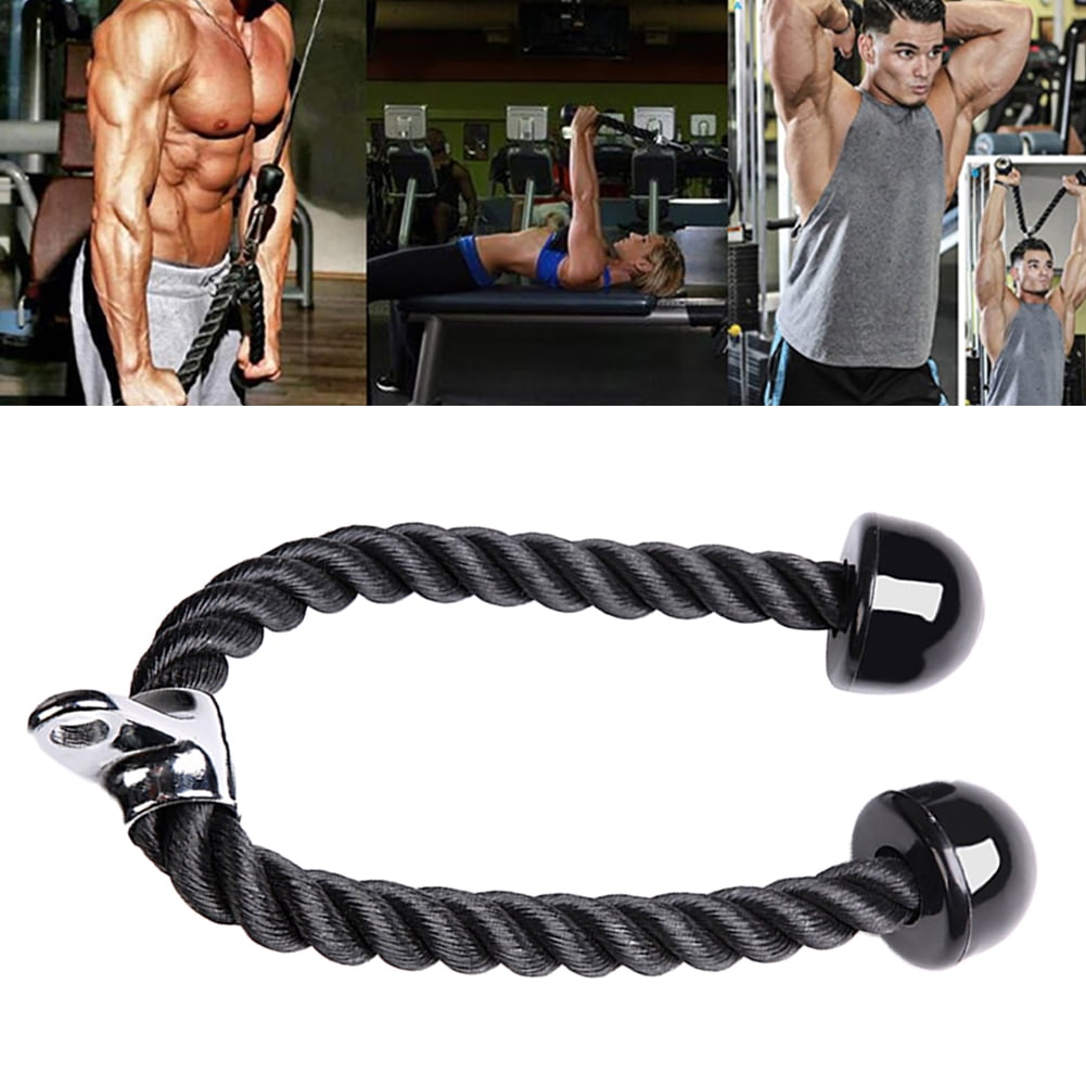 Biceps Triceps Muscle Tension Rope Fitness Push Pull Press Cable ...