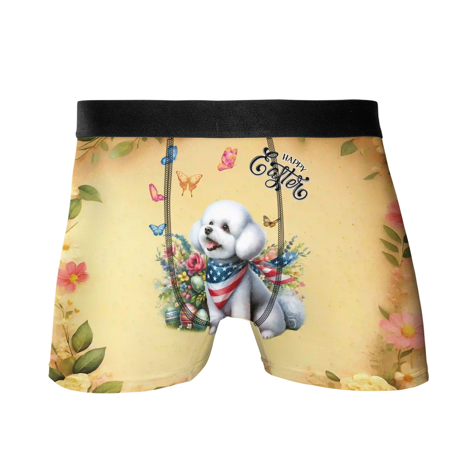 Bichon Frise Celebrates Spring and Enjoys a Happy Easter All Over Print ...