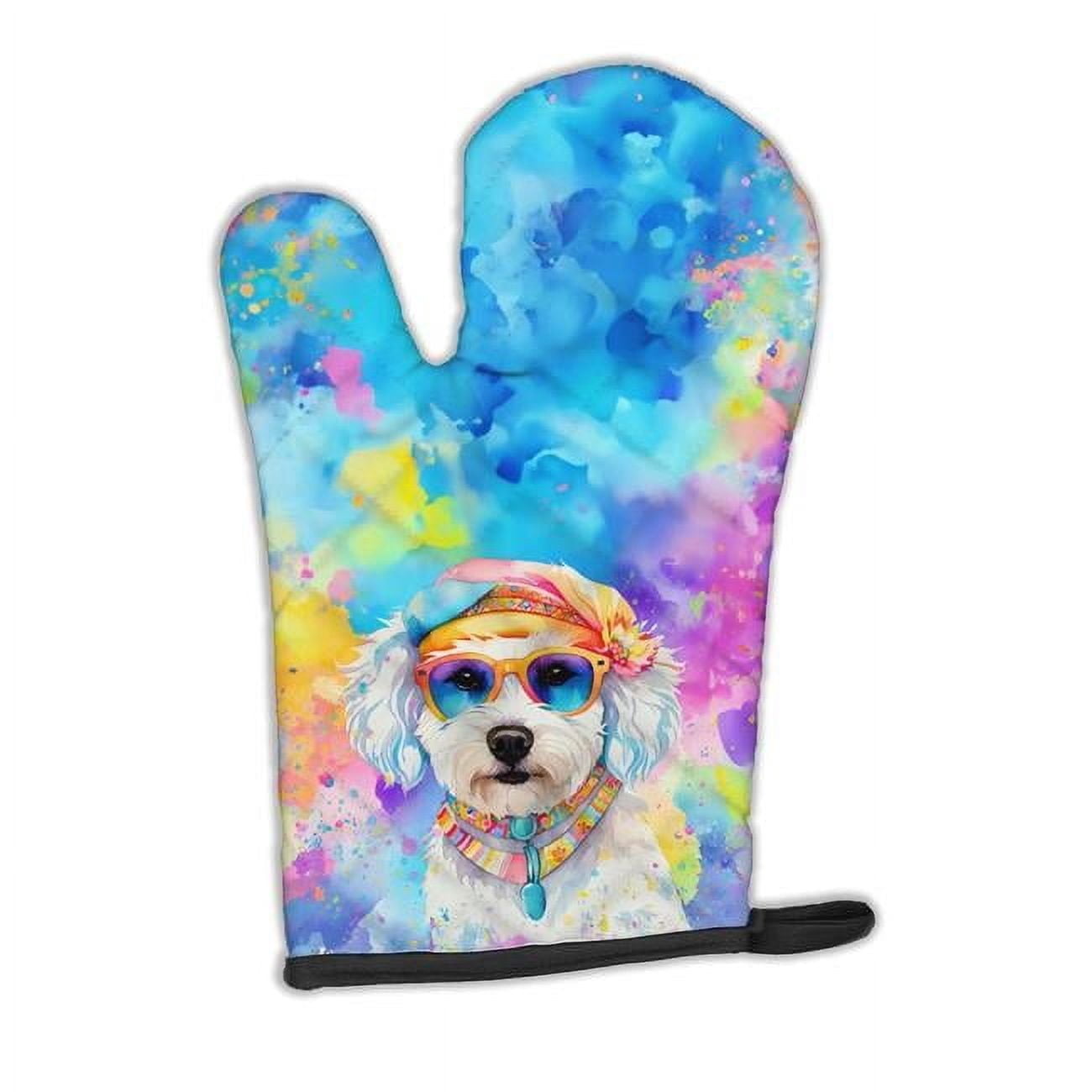 Bichon Frise Hippie Dawg Oven Mitt 8.5 in x 12 in - Walmart.com