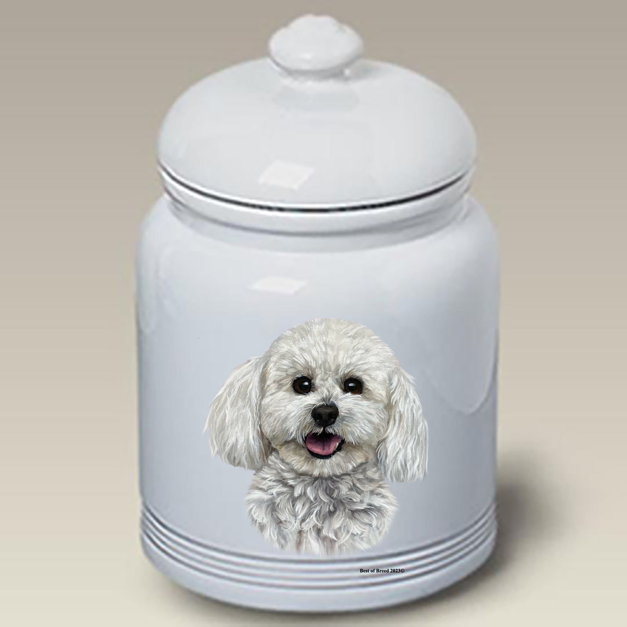 Bichon Frise Show Cut - Best of Breed Dog and Cat Treat Jars - Walmart.com