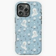 Bichon Frise Winter Cute Snow Scene iPhone Case 17 16 15 14 13 12 11 ...