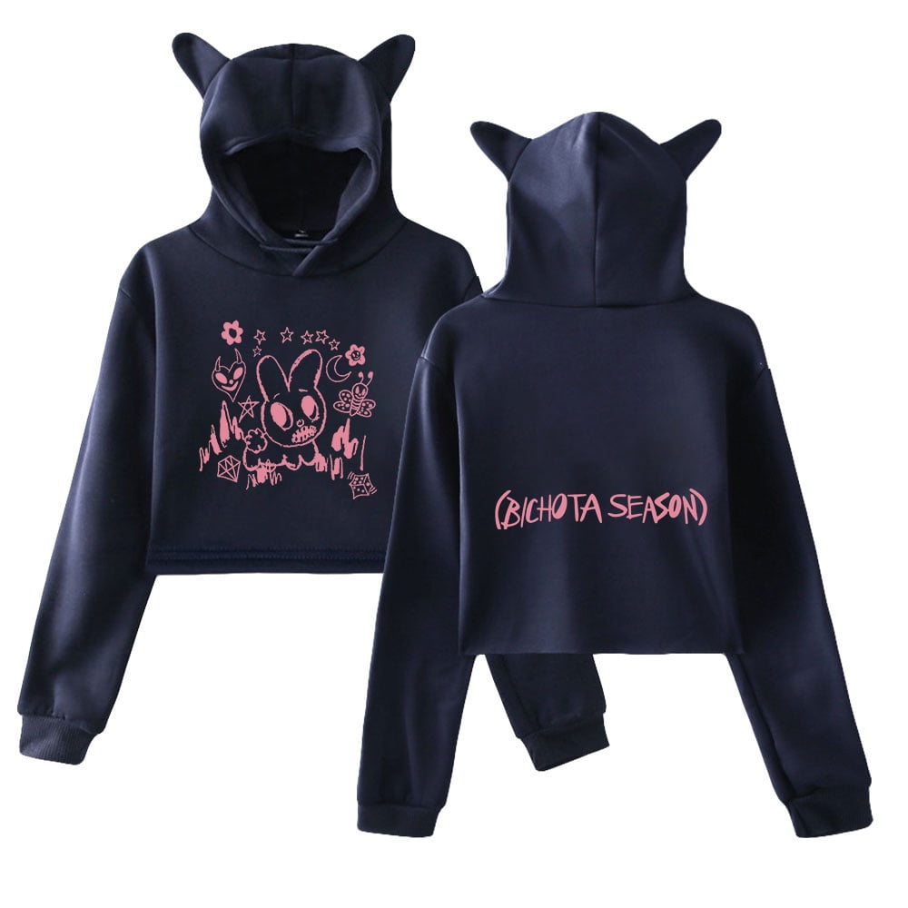 Bichota Season Bunny Pullover 2023 Manana Sear Bonito Tour Merch Cat ...