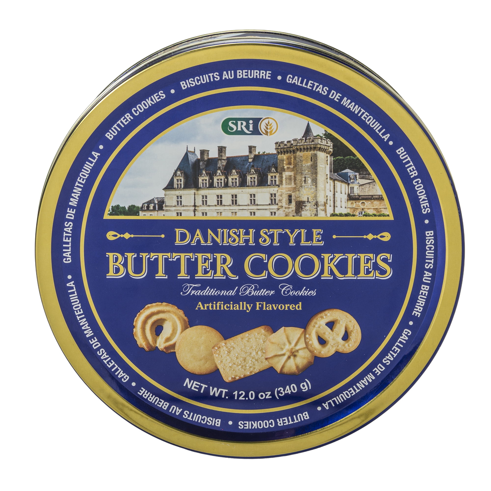 Bickies Danish-Style Butter Cookies 12 oz Tin - Made with Real Butter ...