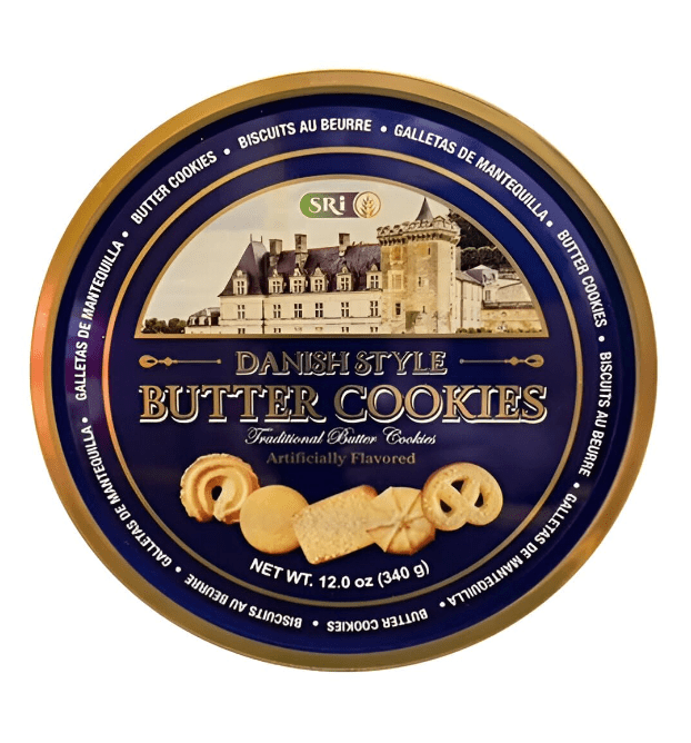 Bickies Danish-Style Butter Cookies 12 oz Tin - Made with Real Butter ...