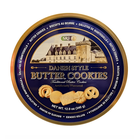 Danish Butter Cookies Blue Tin
