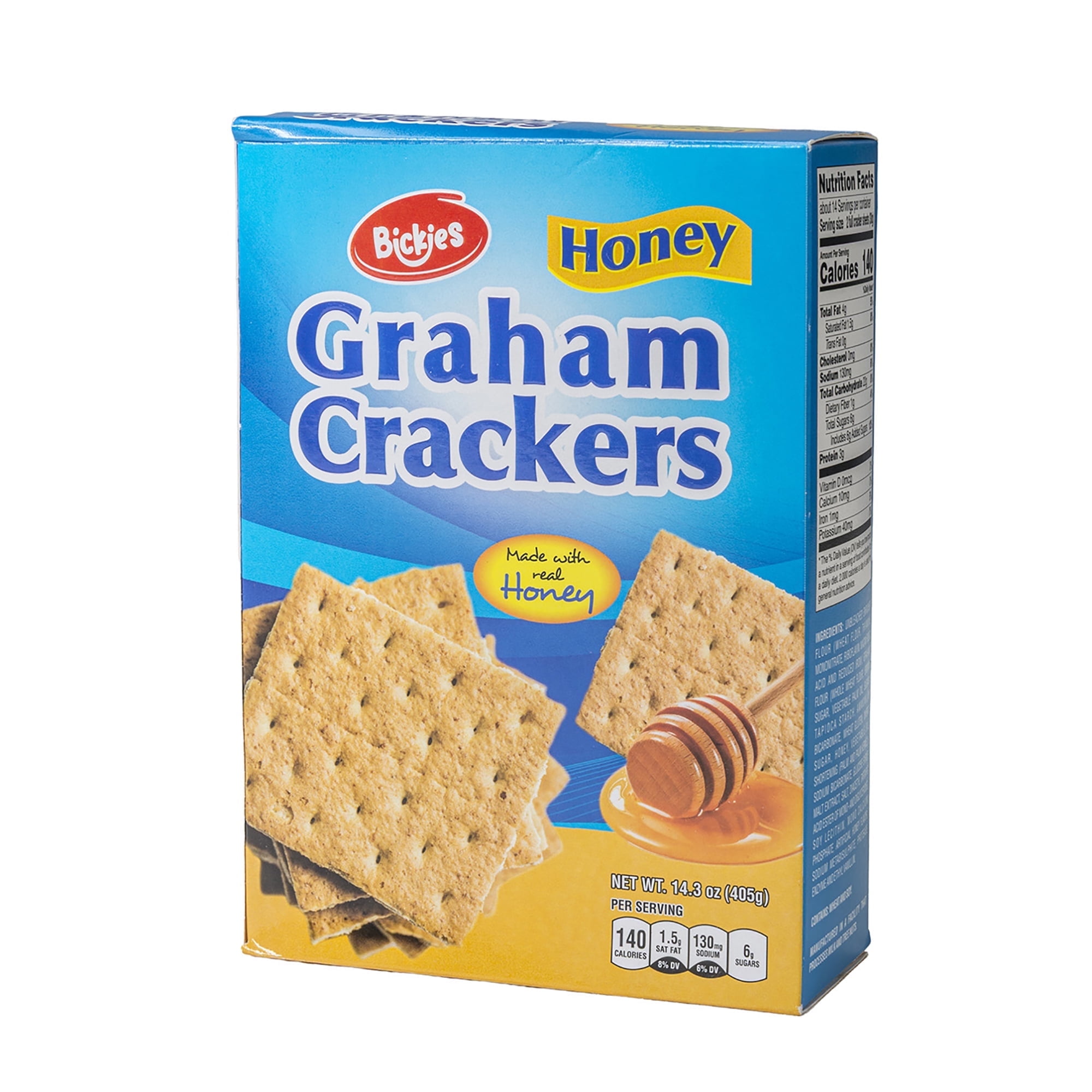 BICKIES GRAHAM CRACKERS HONEY 14.3 OZ - Walmart.com