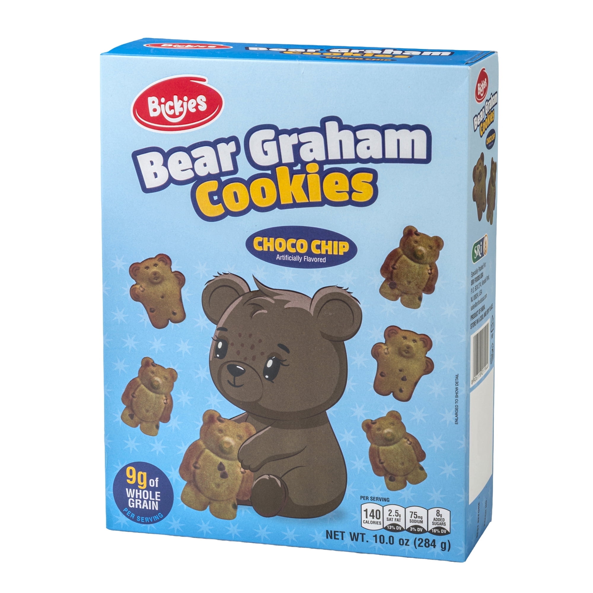 Bickies Bear Graham Cookies Chocolate Chip 10oz - Walmart.com