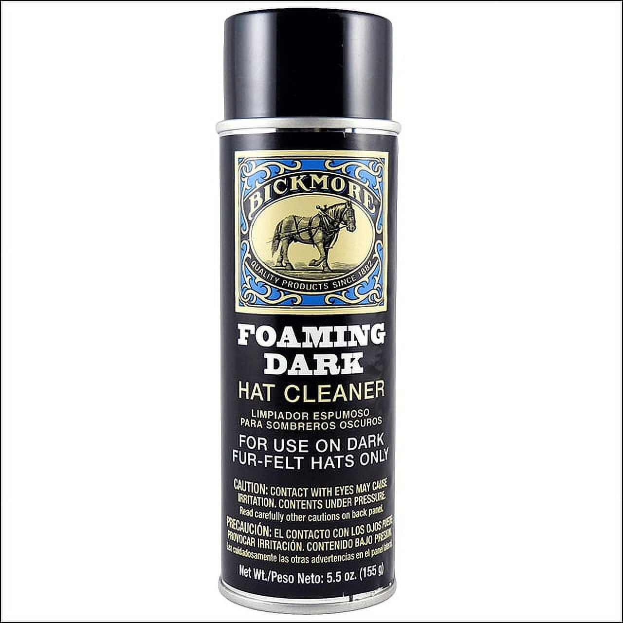 Bickmore Foaming Dark Hat Cleaner | Remove Dirt, Dust, Fingerprints ...