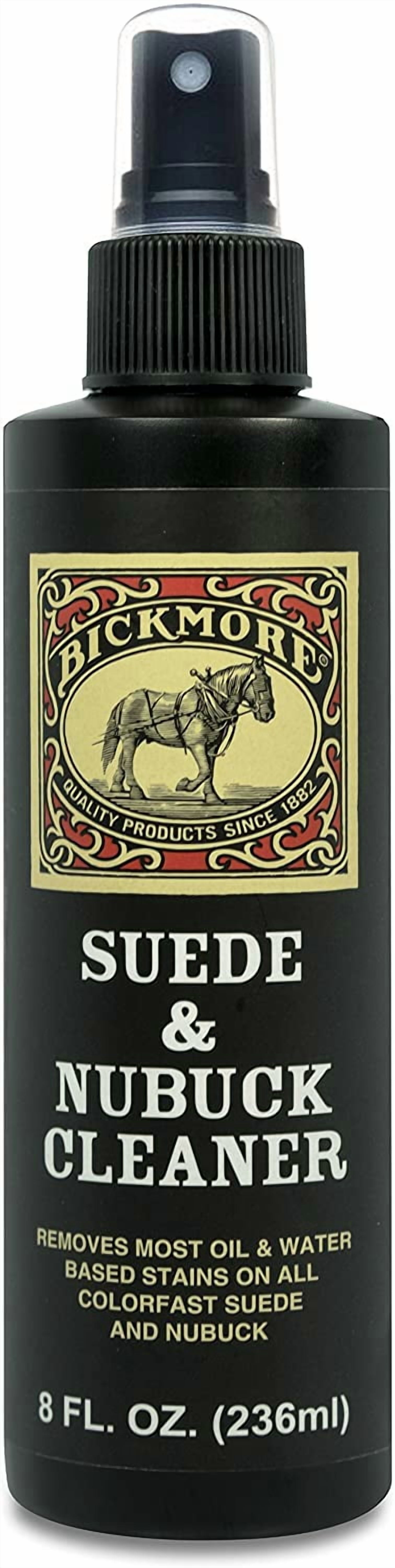 Bickmore Suede And Nubuck Cleaner, 8 oz, Removes Oil and Water Stains ...