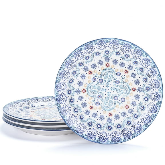MALACASA Ceramic Dessert Plates Set of 6, 8.25 Inch Appetizer Plates ...