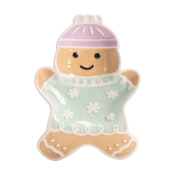 Bico Gingerbread Man Spoon Rest, Handpainted Ceramic, Dishwasher Safe ...