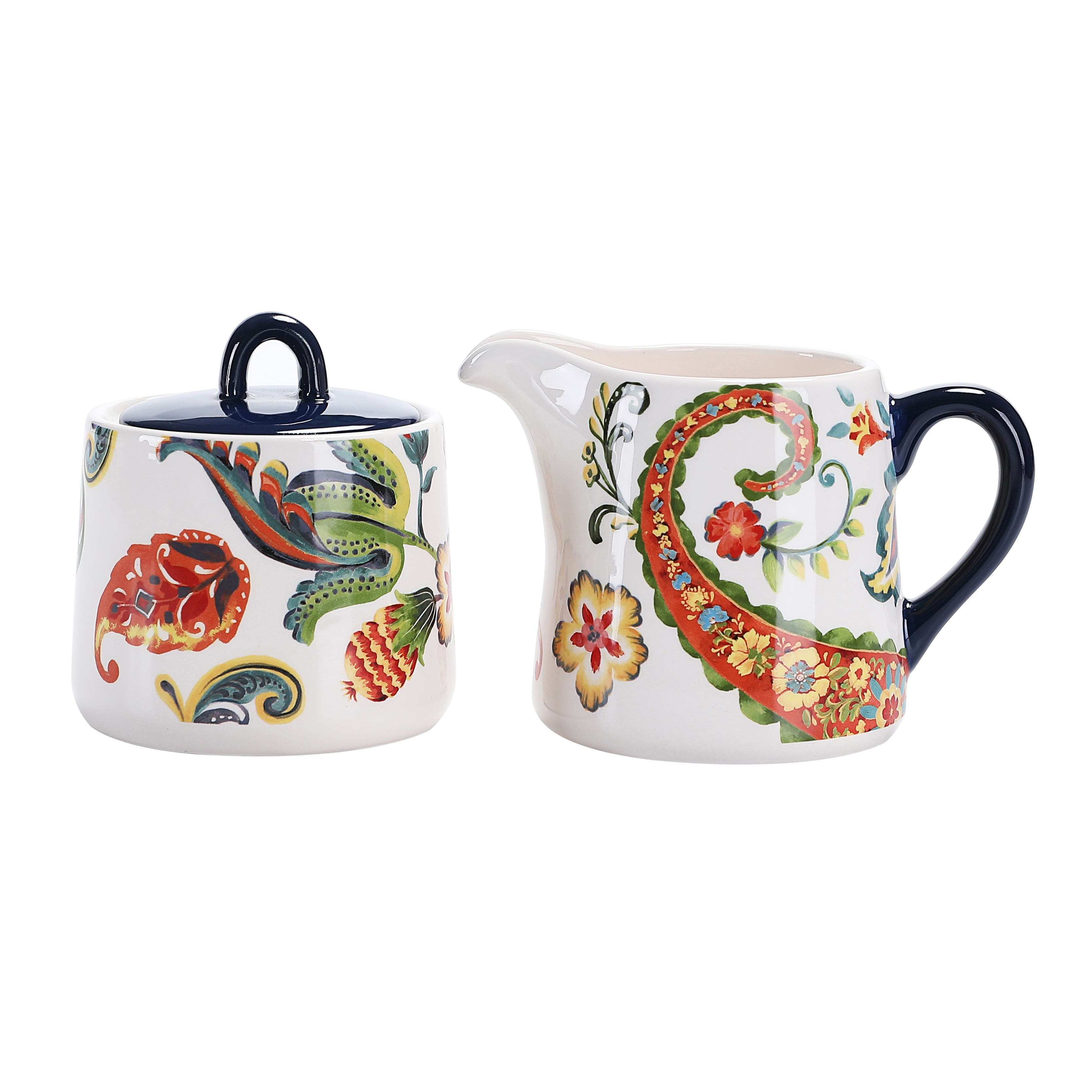 Bico Protea Cynaroides Ceramic Sugar and Cream Set, Dishwasher Safe ...