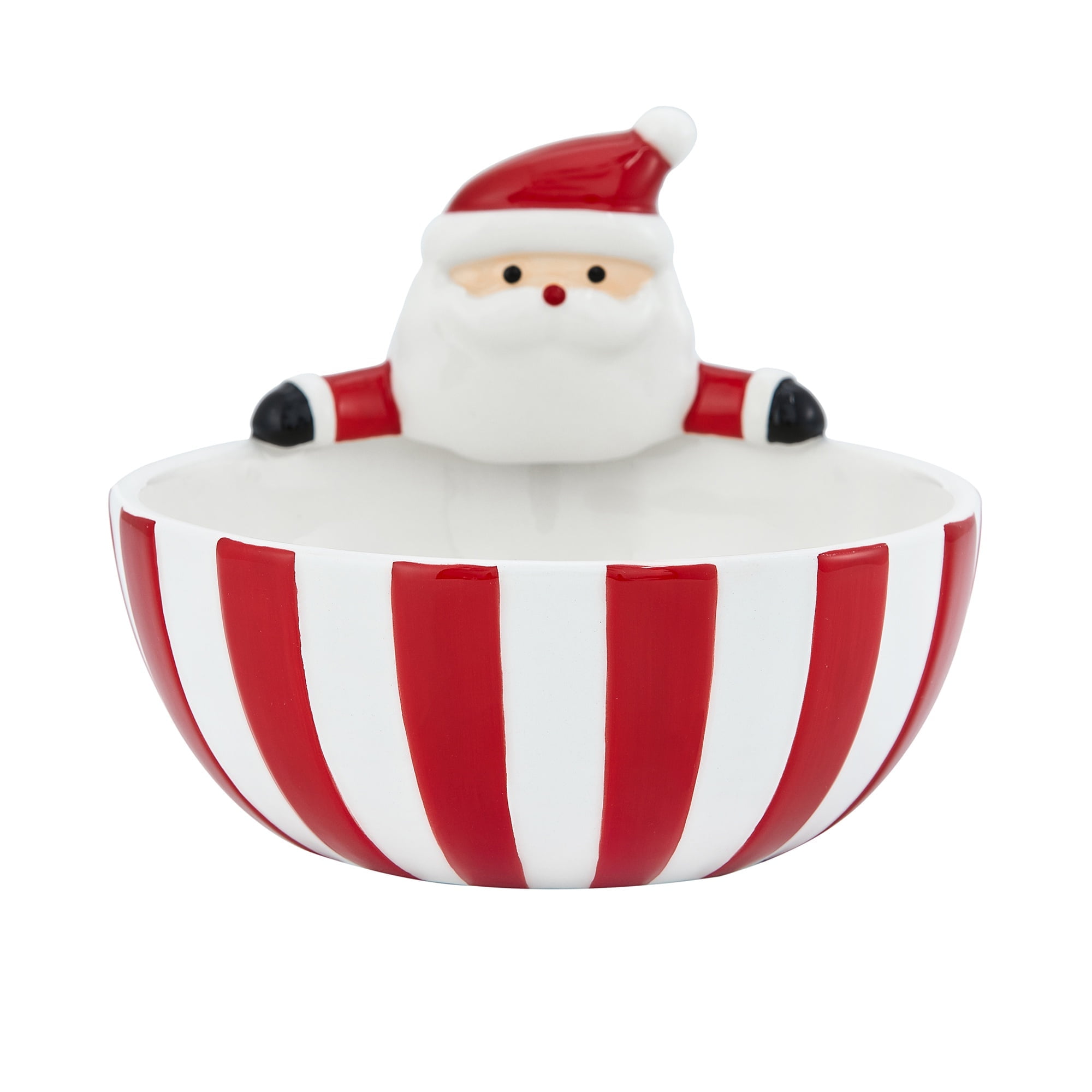 Bico Santa Claus Hand Painted Ceramic 18oz Candy Bowl, for treats, jam ...