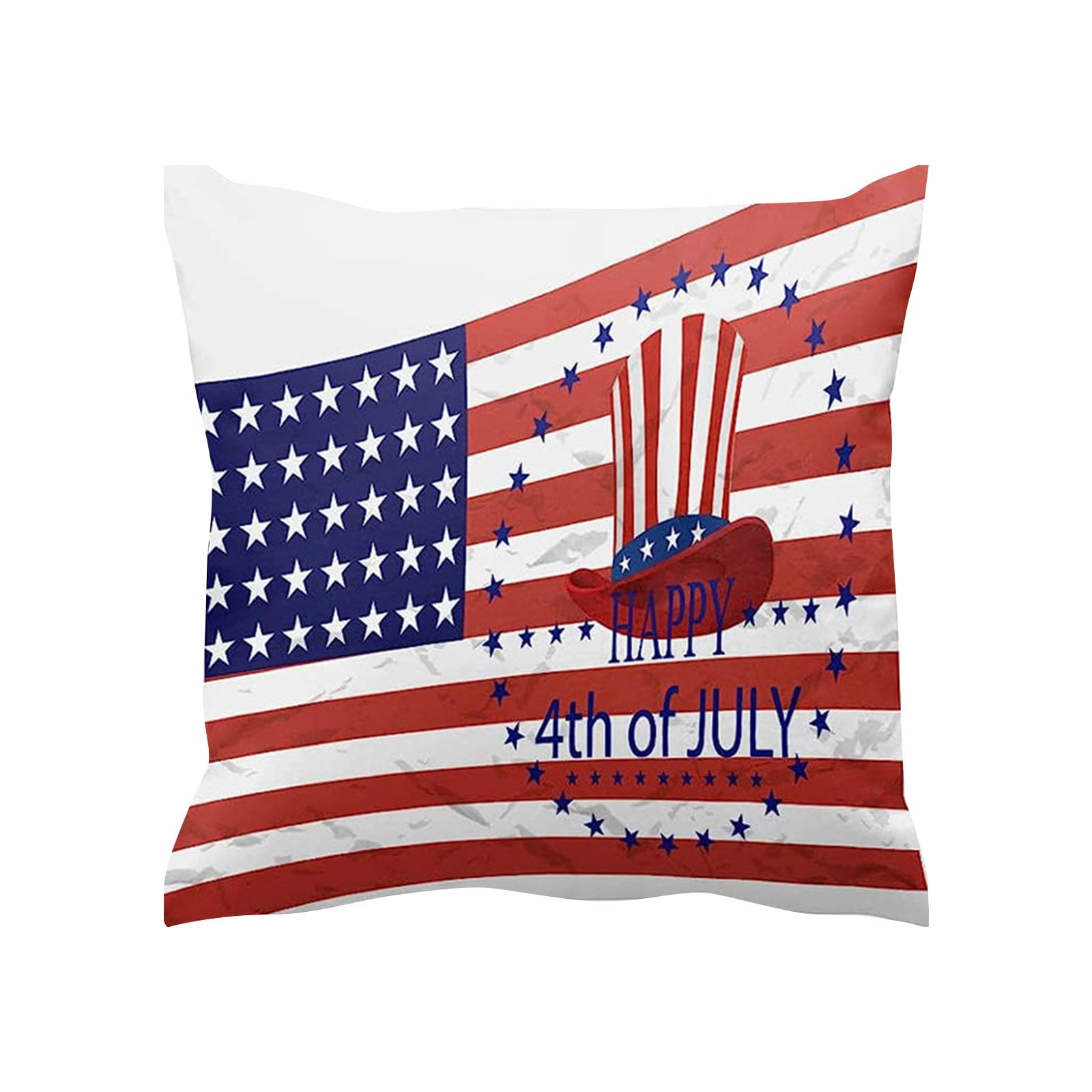 Bicoasu American Flag Pillow Covers-American Linen Pillowcase Living ...