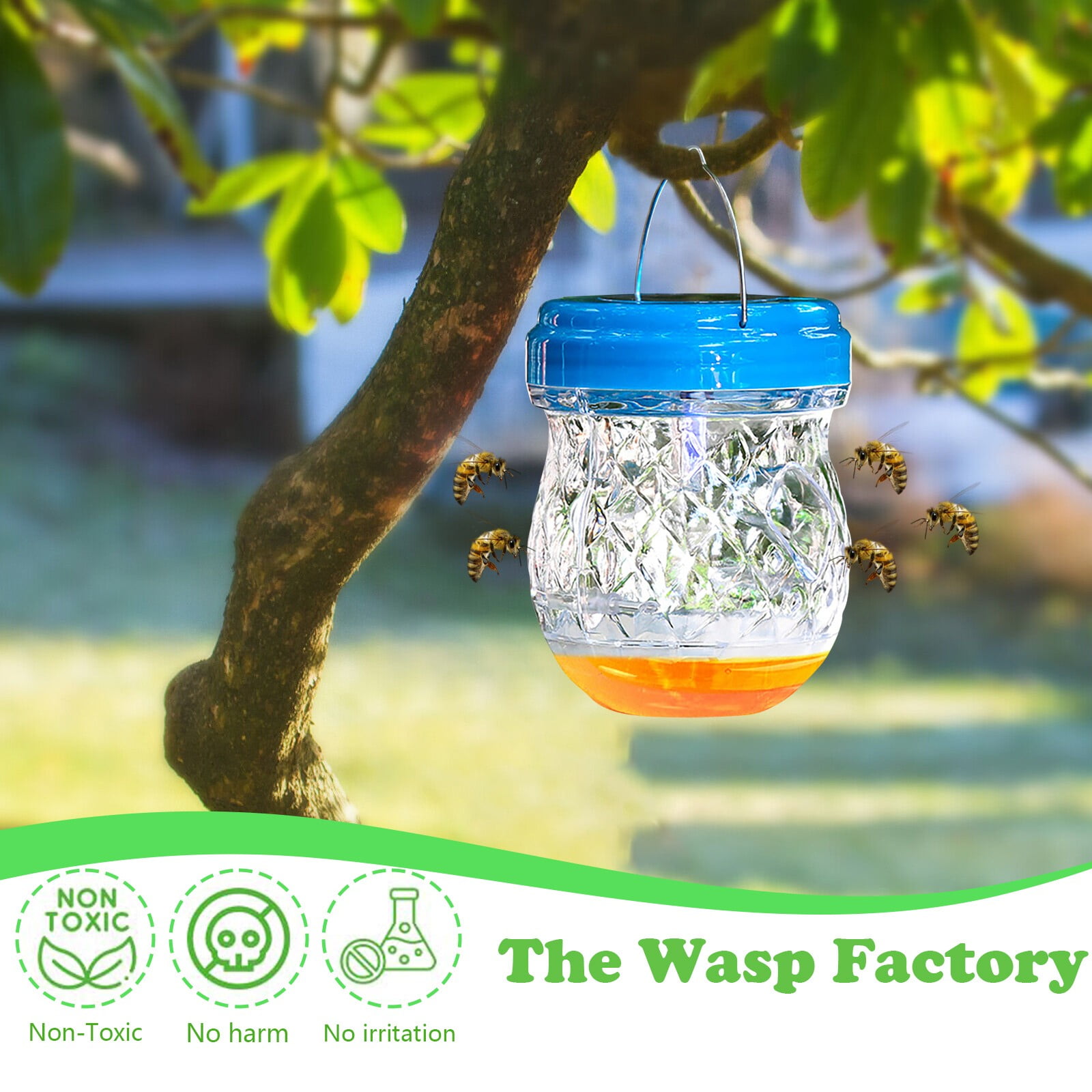 Bicoasu Bee Catcher Bee Traps for Outside Garden Bee & Killer for Home ...