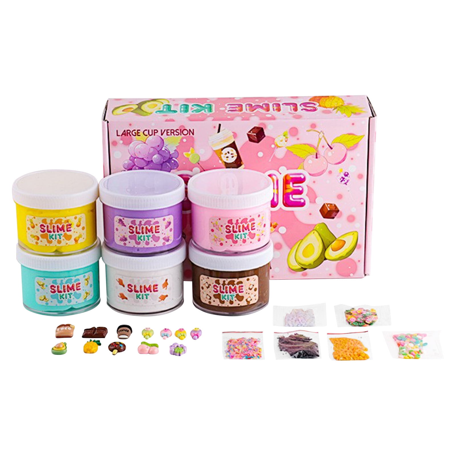 Bicoasu Butter Slime Kits for Girls,Slim Suit Lamian Noodles Mud ...