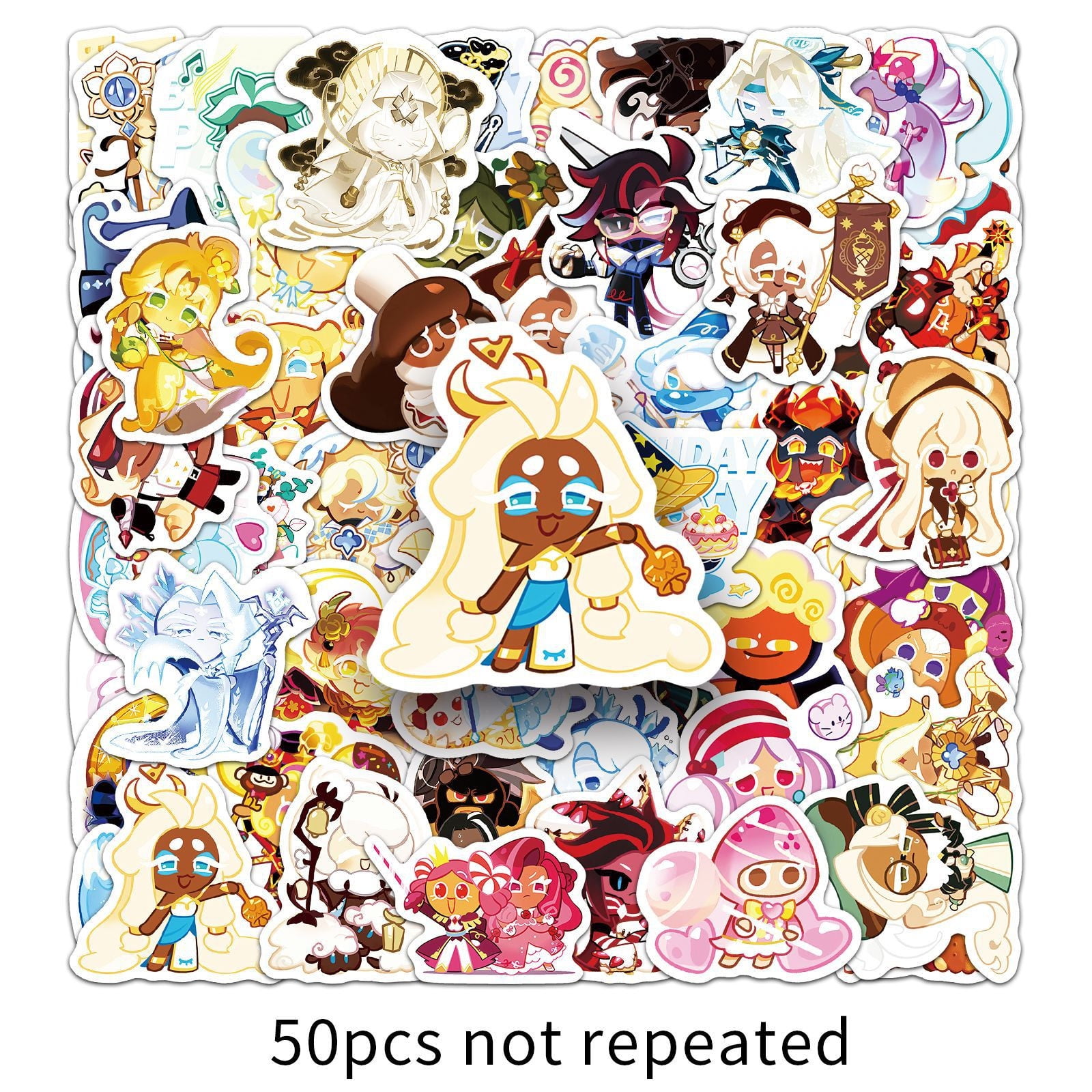 Bicoasu Cookie Run Kingdom Stickers Build Memories: 50pc Cute Cartoon ...