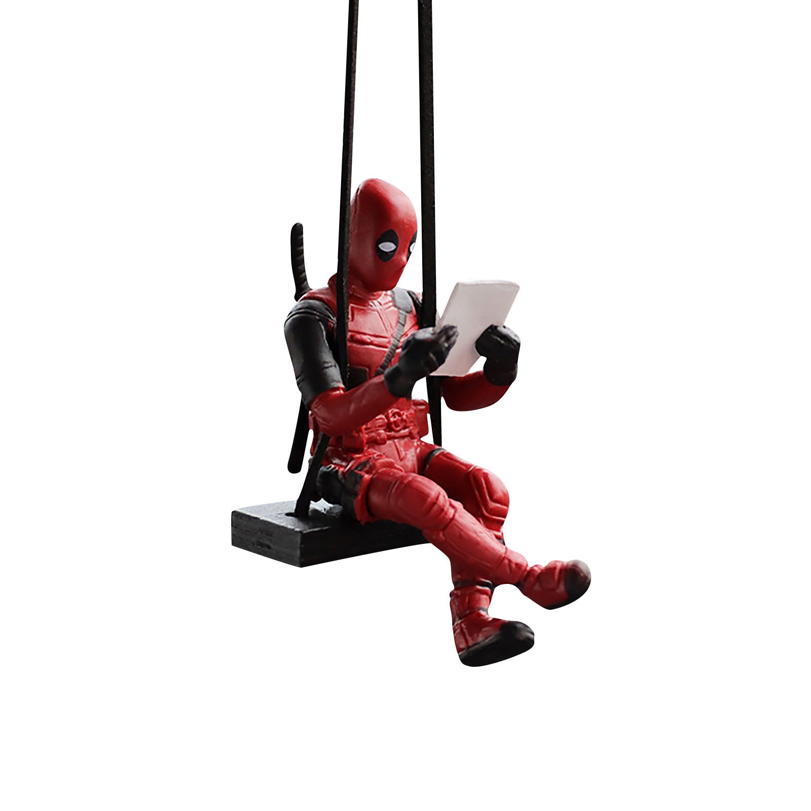 Bicoasu Deadpool Car Accessories,Car Swinging Ornament Rear View Mirror ...