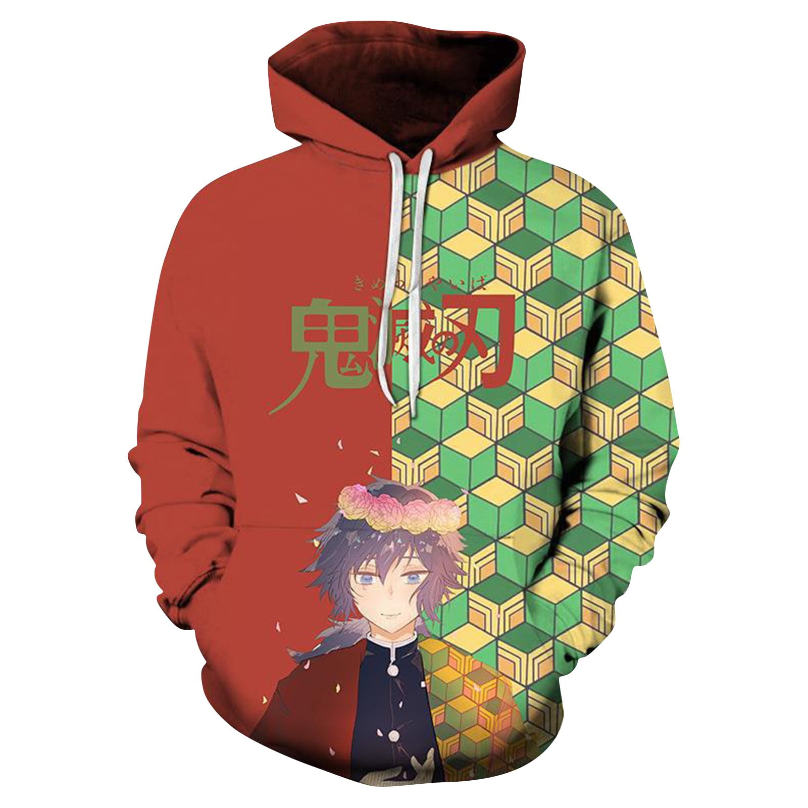 Bicoasu Demon Slayer Sweatshirt for Girls Boys Tomioka Giyuu Oversized ...
