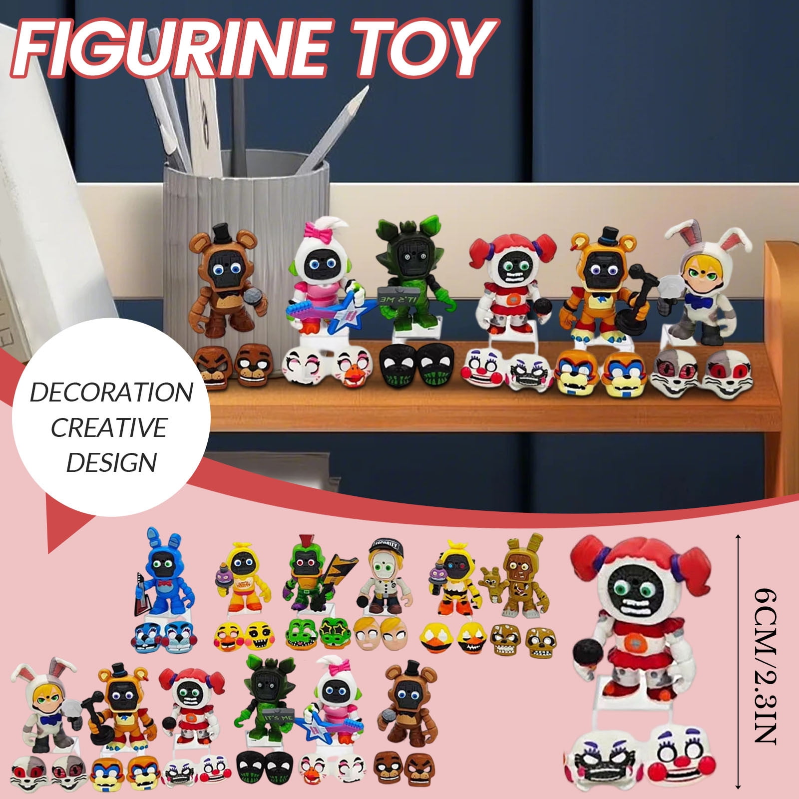 Bicoasu Five Night at Freddy's Security Breach,Unbox the Fear with a ...