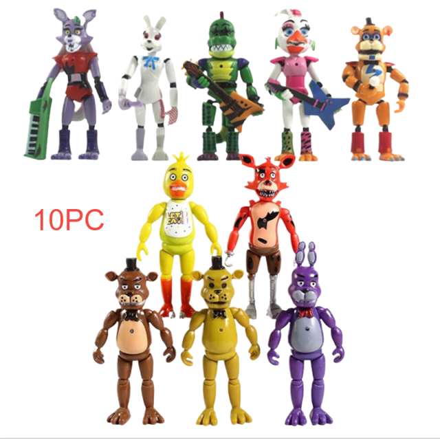 Bicoasu Five Nights At Freddy's Action Figures Sets-FNAF Action Figure ...