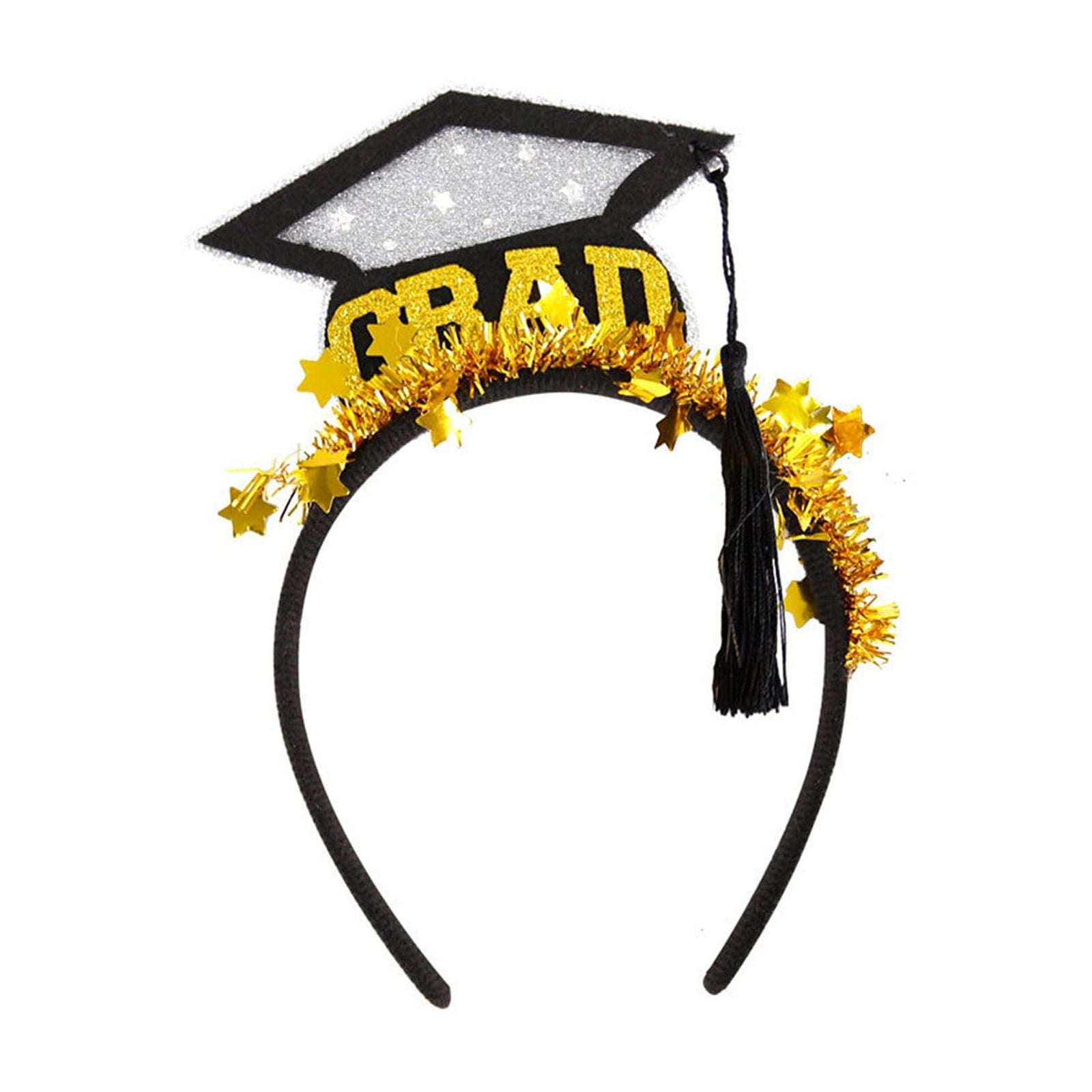 Bicoasu Graduation Cap Headband,Graduation Season Headwear Graduation ...