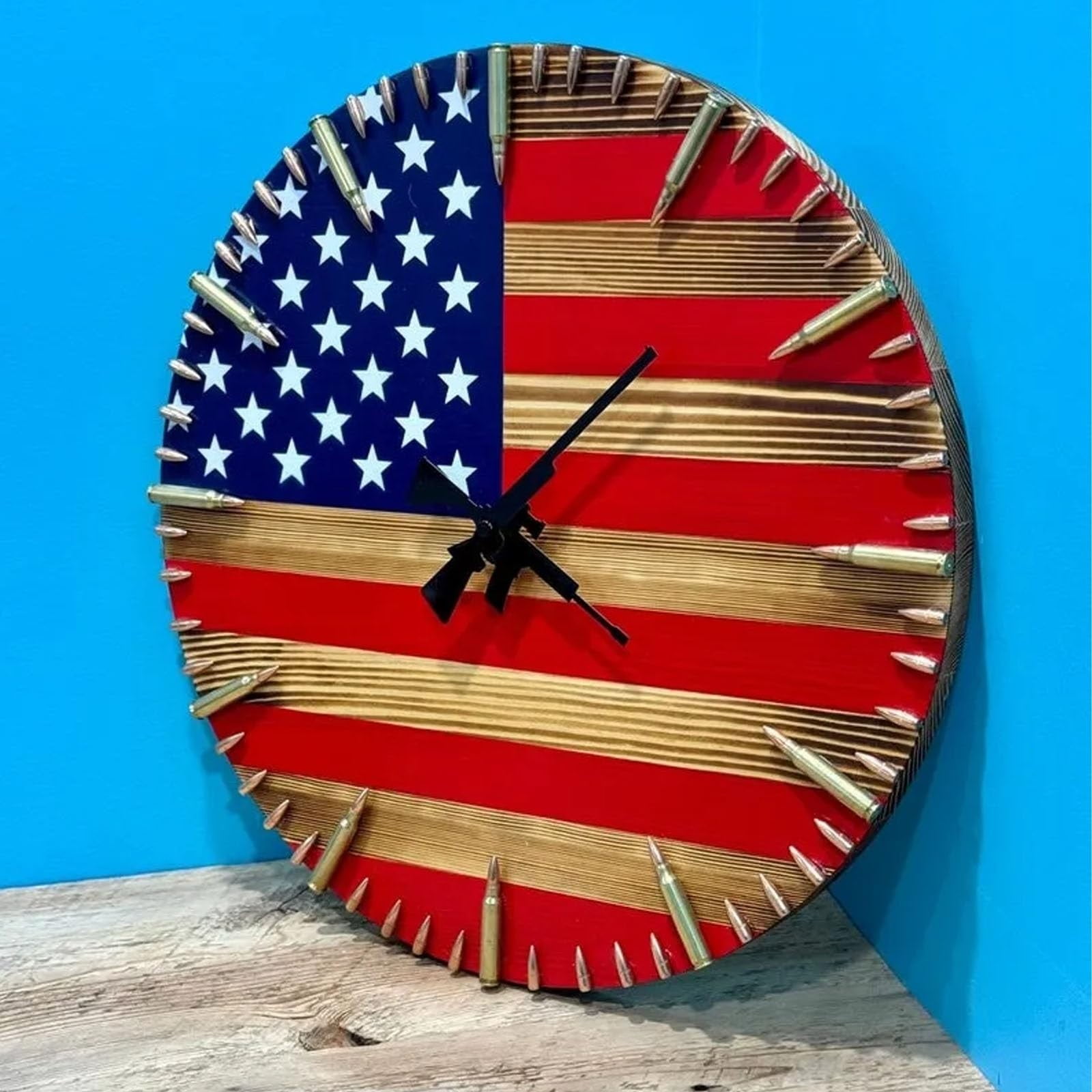 Bicoasu Independence Day Party Supplies,American Flag And Clock, Us ...