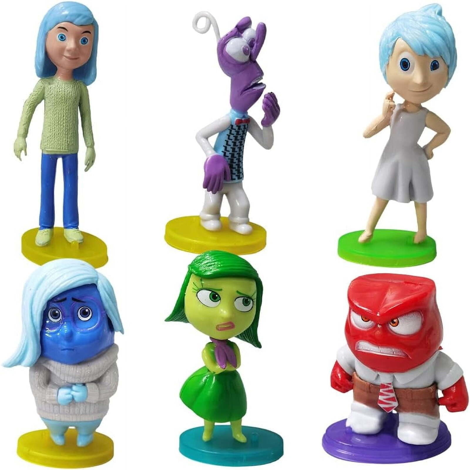 Bicoasu Inside Out 2 Action Figures Collectible Set,Action Figures ...
