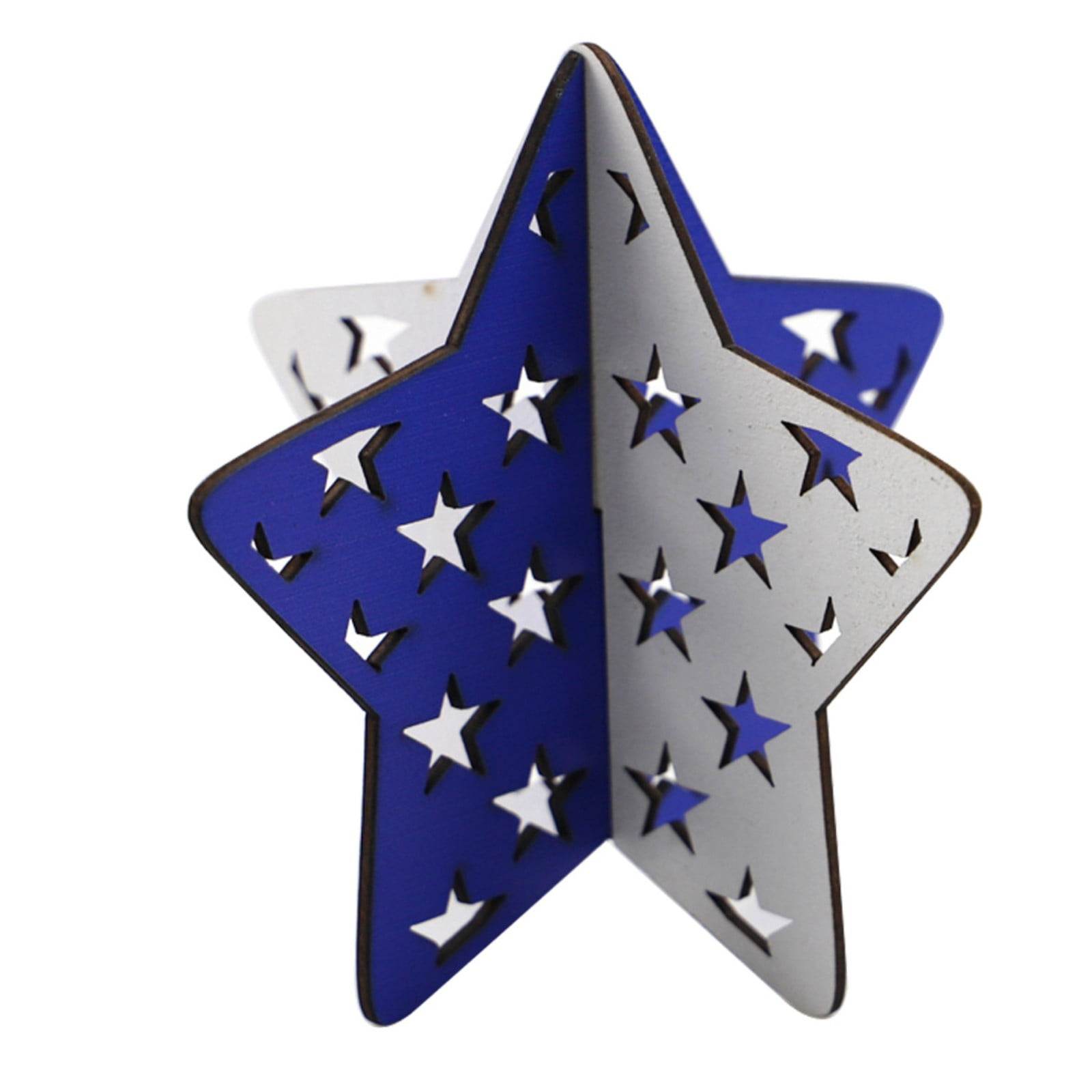 Bicoasu Red White and Blue Stars-Independence Day Star Table ...