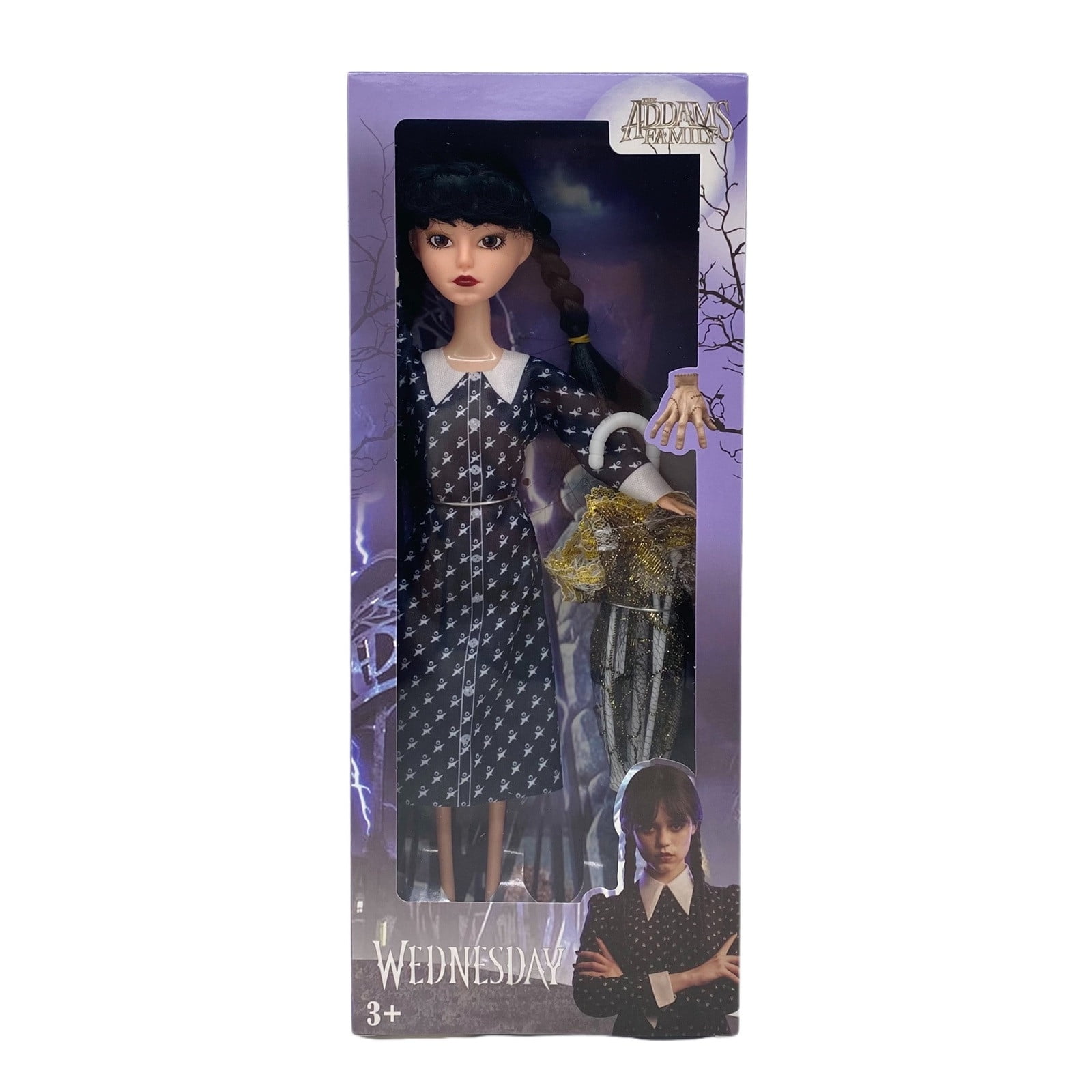 Bicoasu Wednesday Addams,11" Monster Wednesday Doll, Addams Family ...