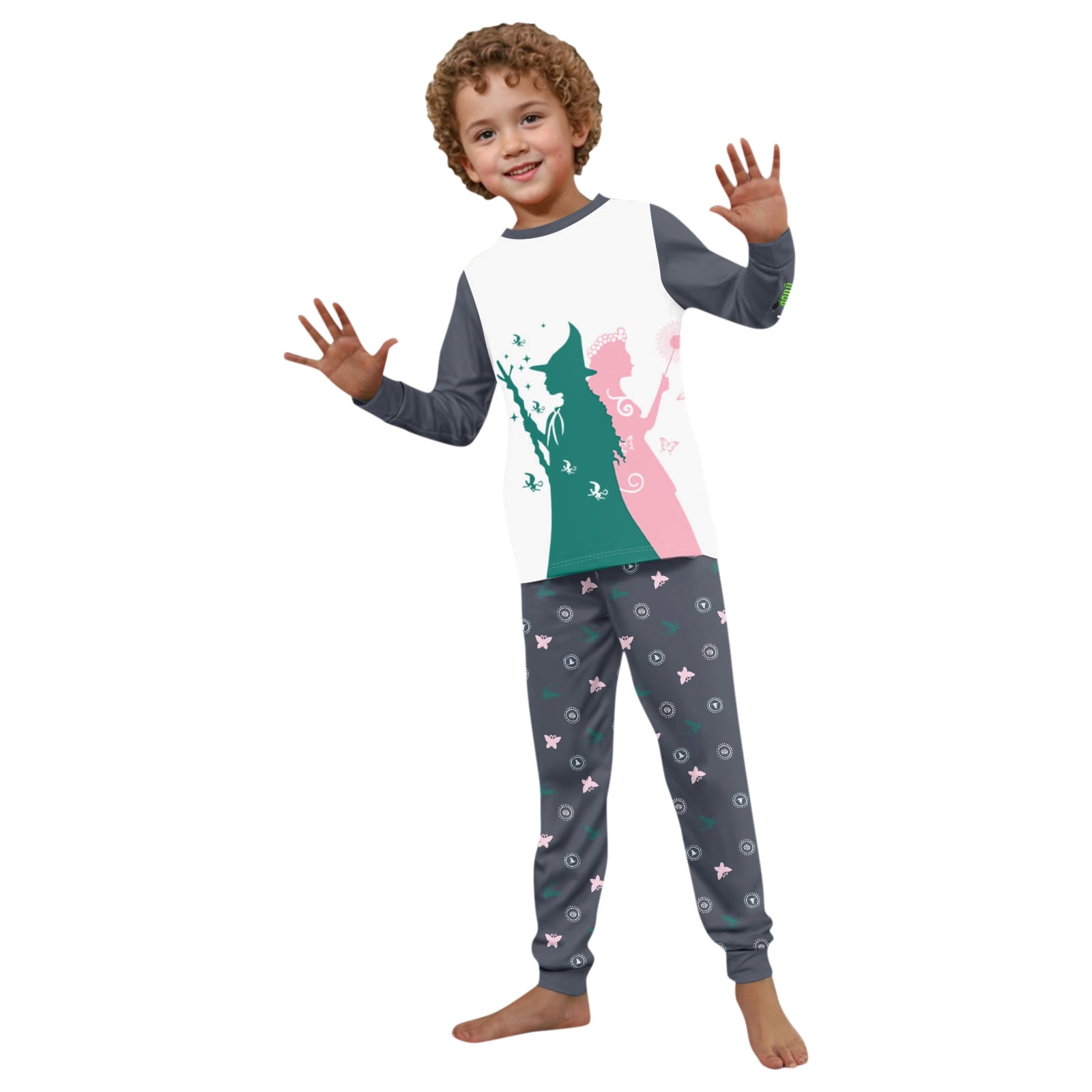 Bicoasu Wicked Pajama Set For Boys and Girls,Soft Sleepwear Long ...