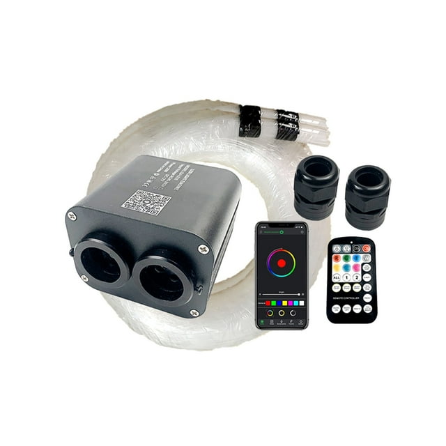 Bicolor Double Heads Optic Lights Smart phone APP Twinkle Light engine ...