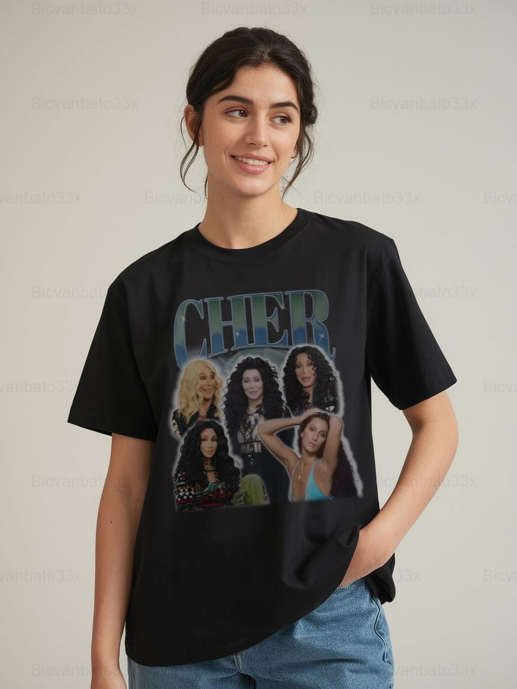 Bicvanbato33x Cher 90s Vintage Graphic T-Shirt, for men & women, up to ...