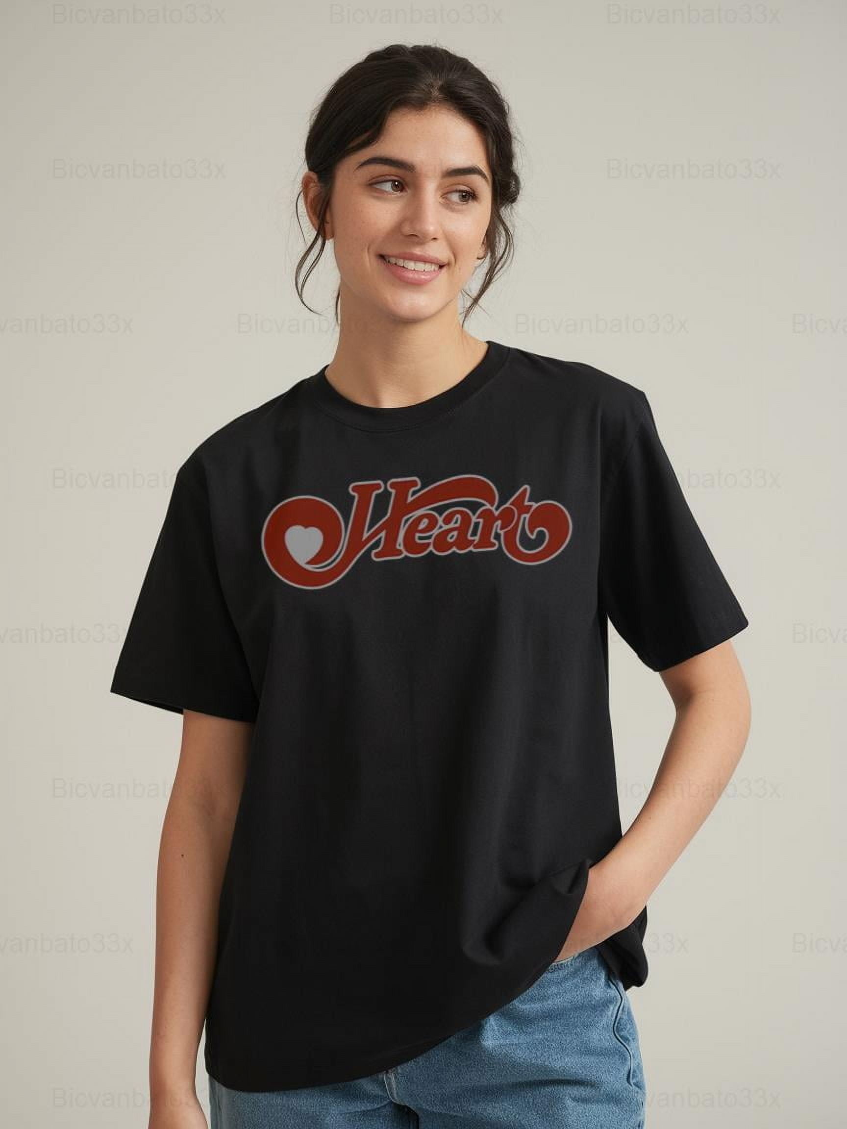 Bicvanbato33x Heart Band Classic Rock T-Shirt, for men & women, up to size 5XL. - Walmart.com