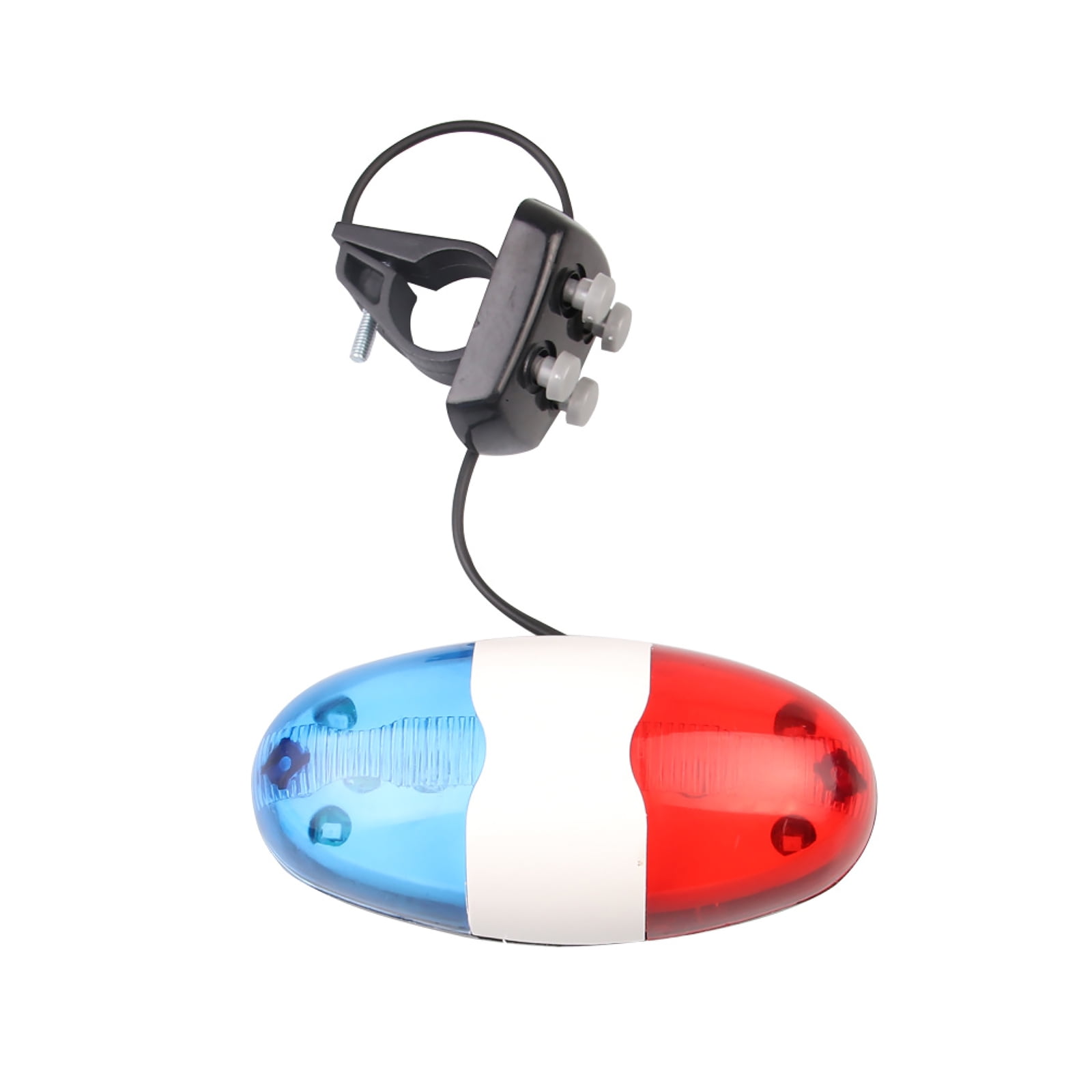 Bicycle 4 Tone Sounds Bell Police Car Light Electronic Horn Siren for ...