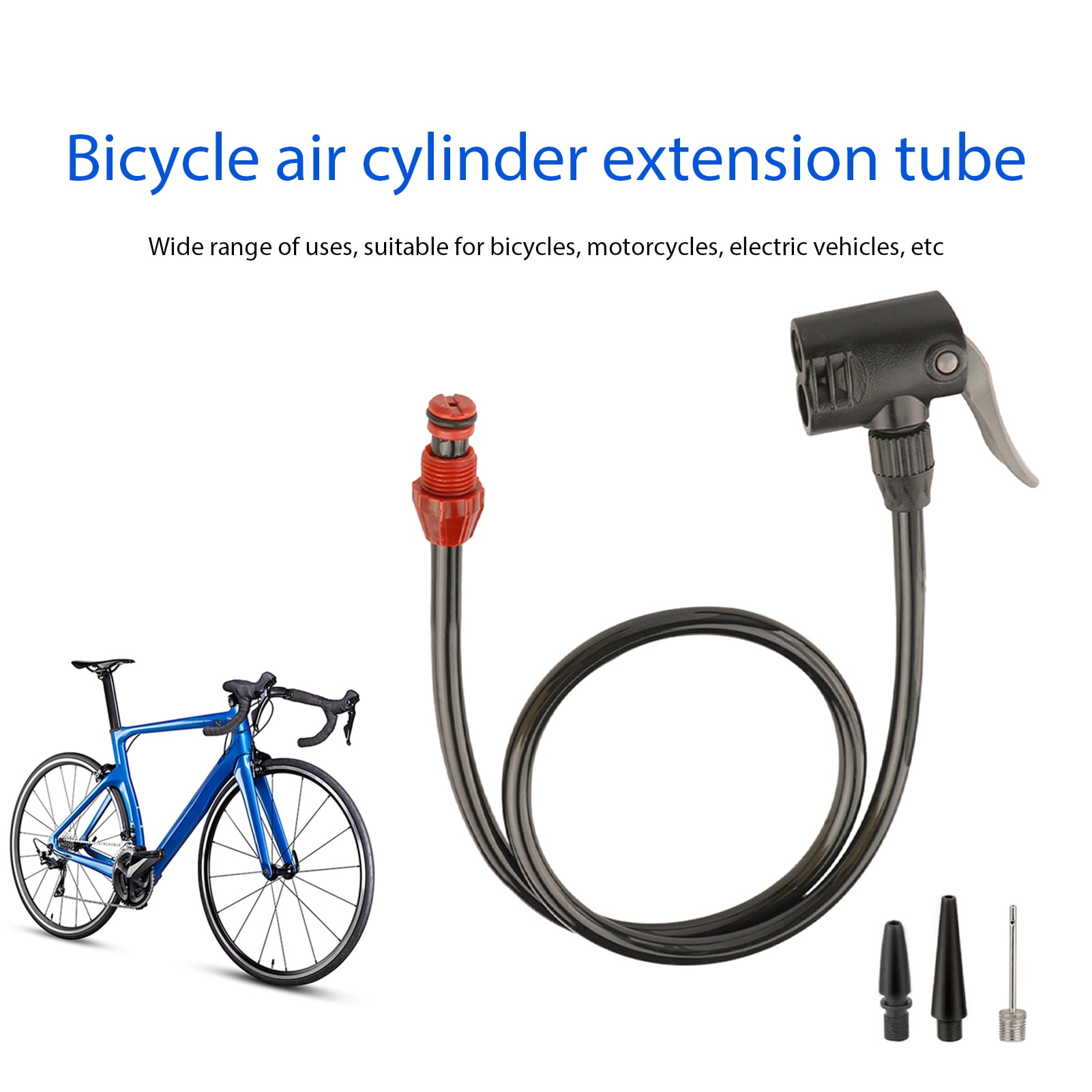 Bicycle Air Pump Extension Tube Extra-long Heat-Resistant Universal ...