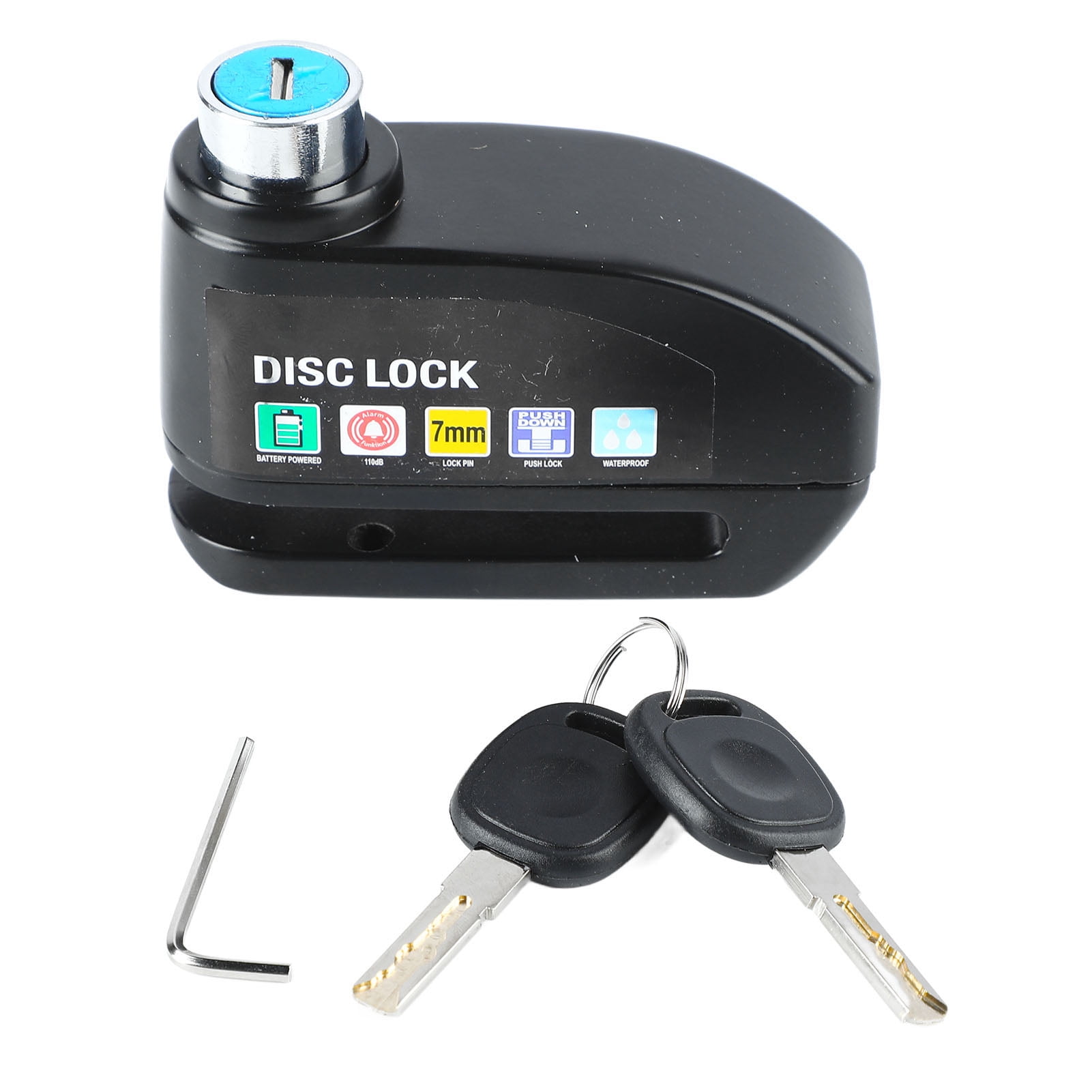 Bicycle Alarm Disc Lock Security Alarm Disc Brake Lock Riding Equipment ...