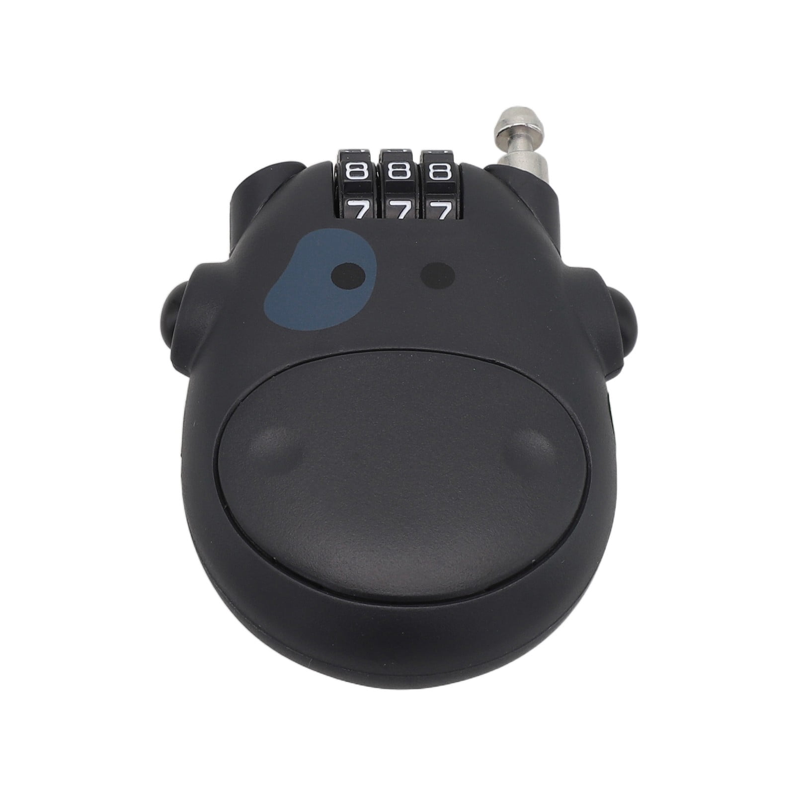 Bicycle And Motorcycle Wire Rope Lock Retractable Helmet Lock Password ...