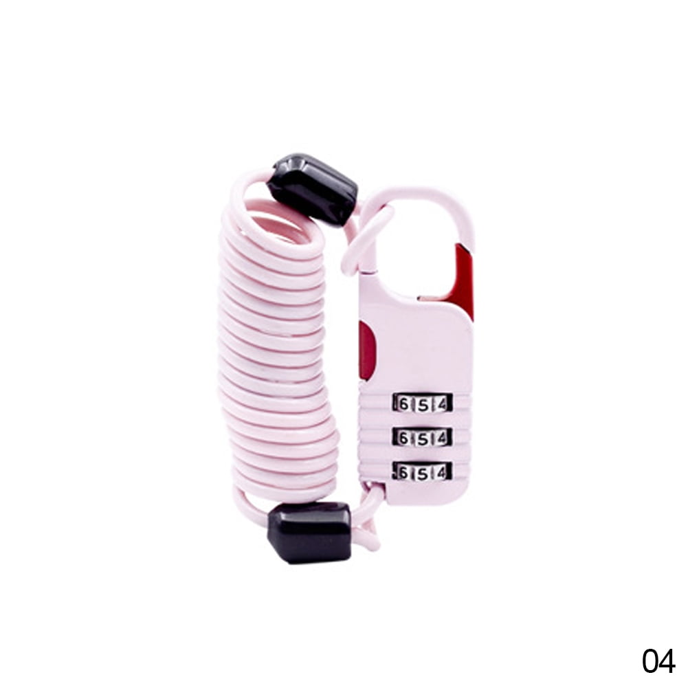 Bicycle Anti Theft Motorcycle Three Digit Password Combination Safety ...