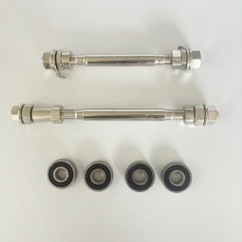 Bicycle Axles 140mm/182mm with Bearing, Bicycle Hub Axle Front and Rear ...