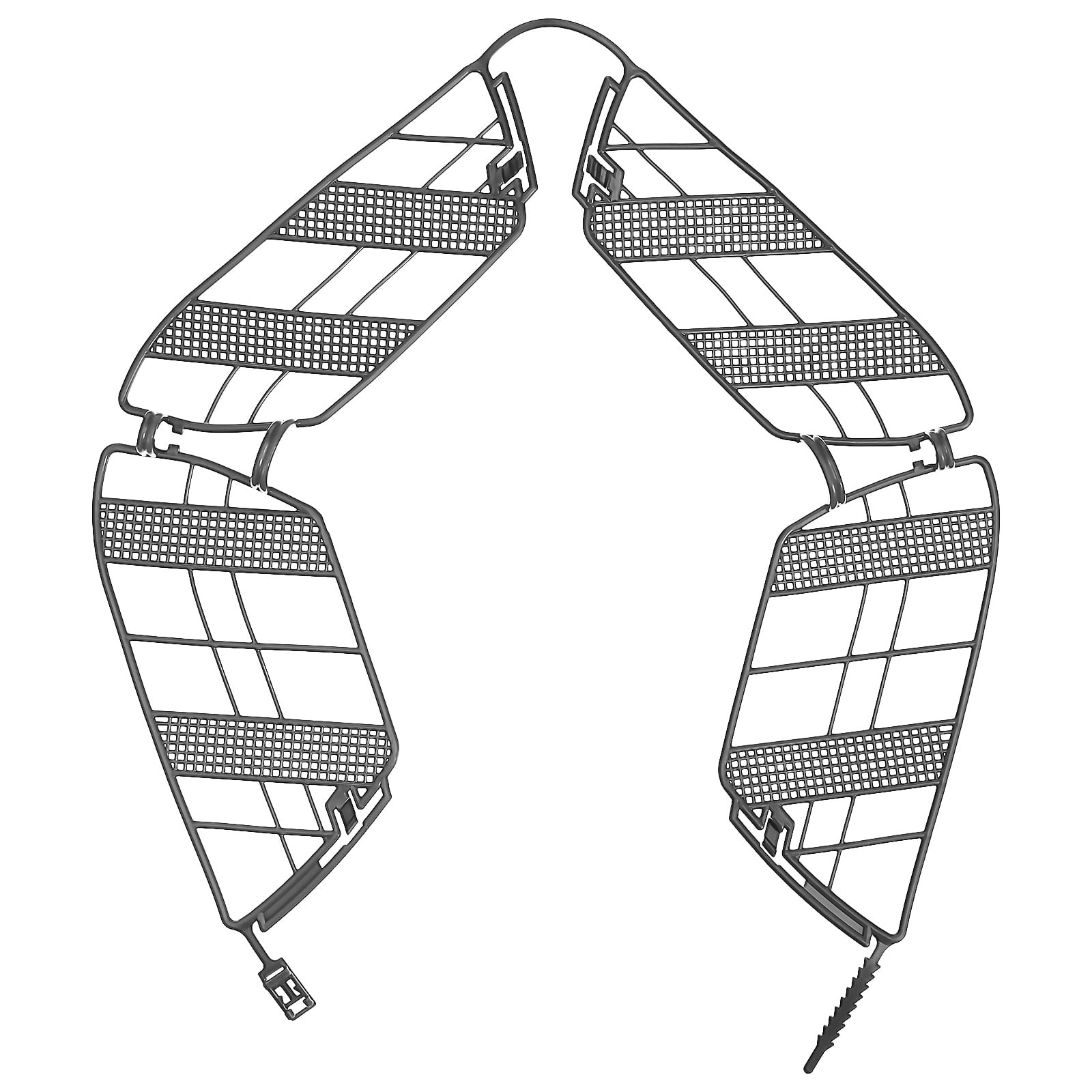 Bicycle Backseat Protective Mesh Bike Rear Wheel Net Guard Dress Guard Wheel Baffle Mesh ...