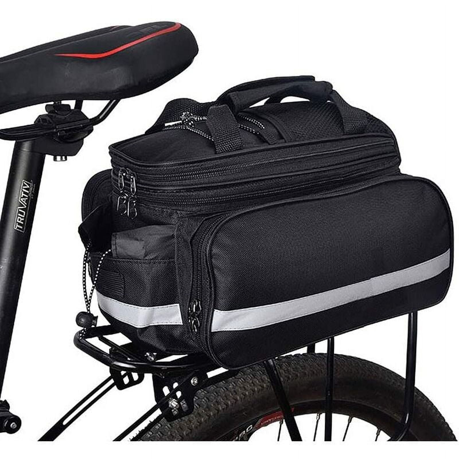 Bicycle Bag, Bike Rear Storage Rack 3 in 1 Bike Bag Rear Luggage ...